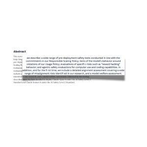 AI System Cards – Anthropic’s example – Lawgorithm